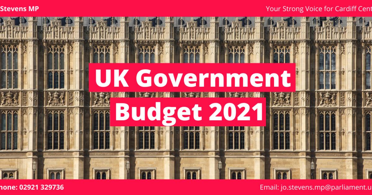 UK Government Budget: Same Tories and Same Wrong Priorities - Jo Stevens
